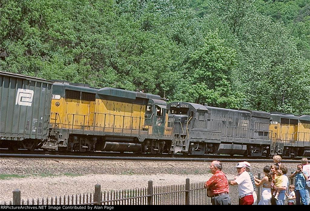 PC U23B 2742 and CNW GP30 812